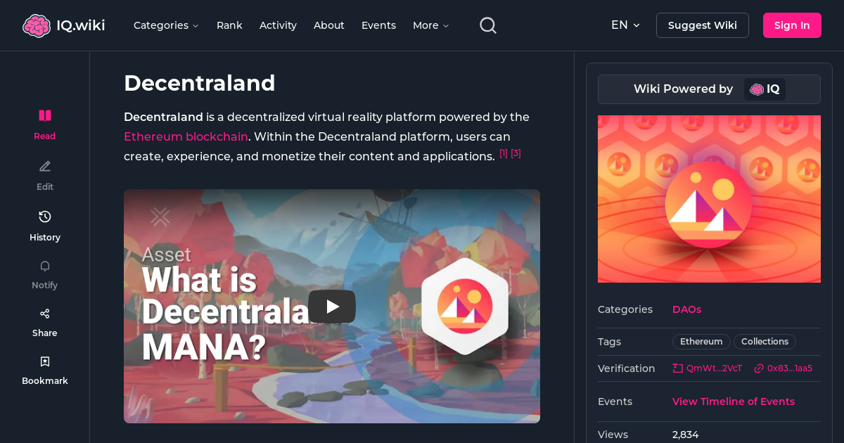 Decentraland - DAOs | IQ.wiki