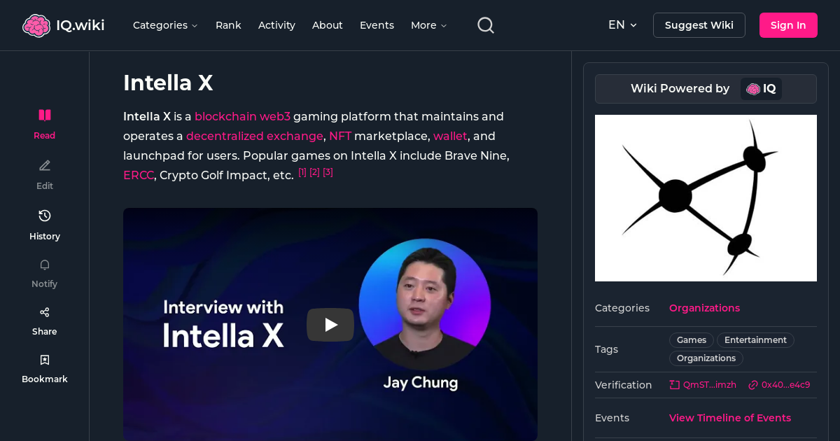 Intella X - Organizations | IQ.wiki