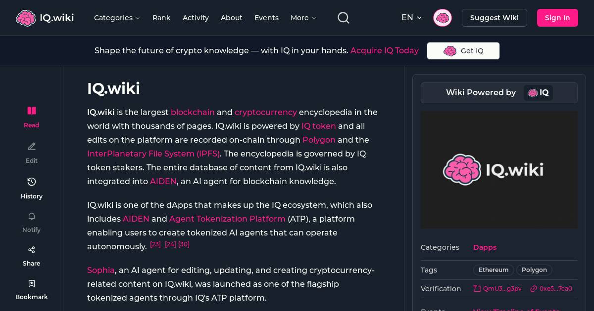IQ.wiki - Dapps | IQ.wiki