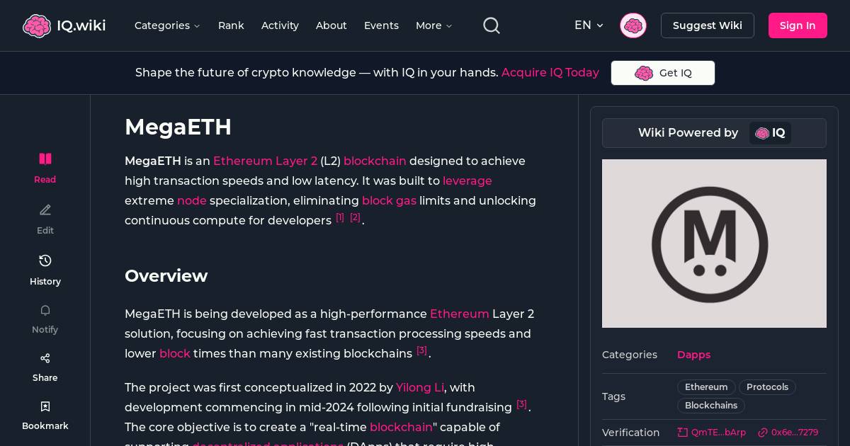 MegaETH - Dapps | IQ.wiki