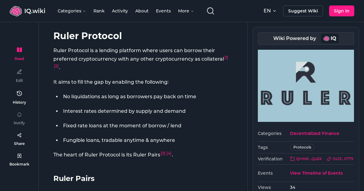 Ruler Protocol - Decentralized Finance | IQ.wiki